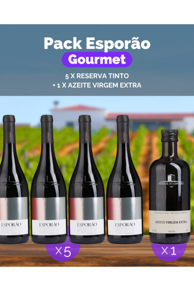 Granvine - Pack Gourmet Esporão (5x Esporão Reserva Tinto + 1x Esporão ...